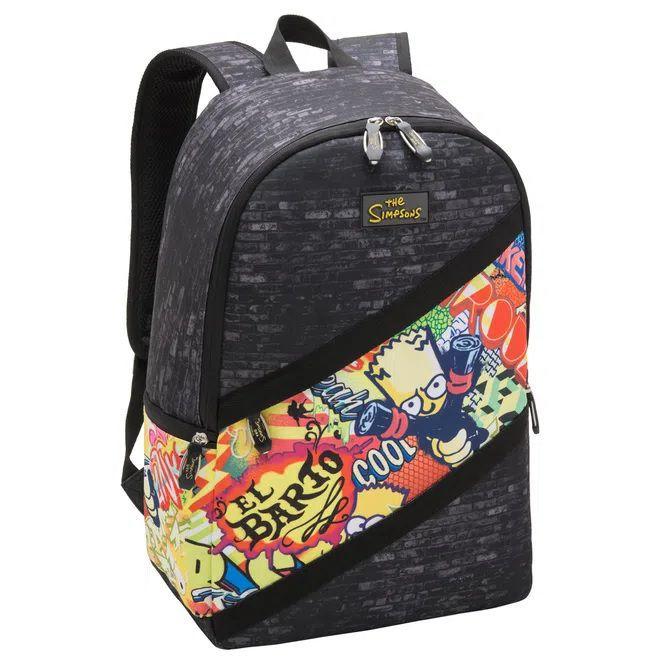 Mochila de Costas Os Simpsons Bart El Barto Grande Original - Mochila ...
