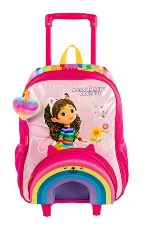 Mochila de Roda A Casa Mágica da Gabby - Rainbow - SESTINI - Mochila ...
