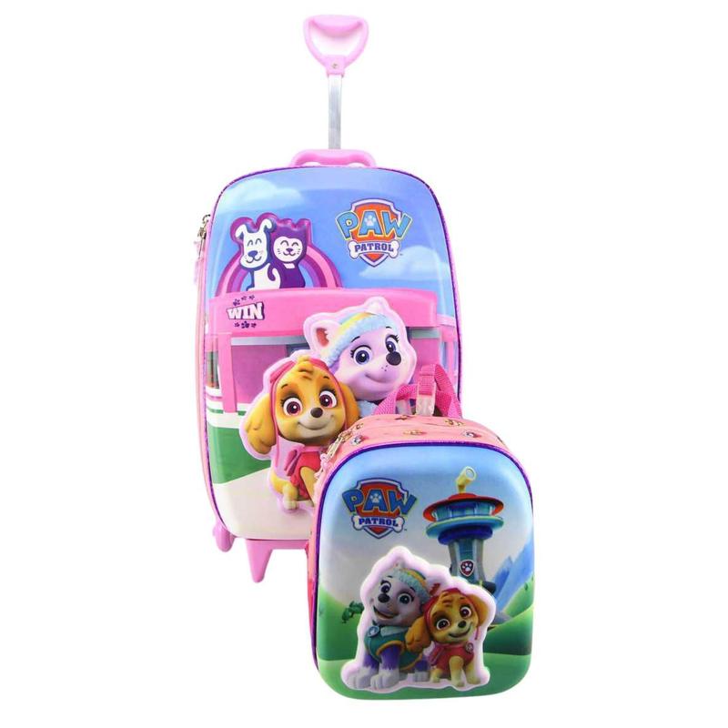 Mochila De Rodinha Patrulha Canina Lancheira Maxtoy 2993Dm21 - Material Escolar - Magazine Luiza