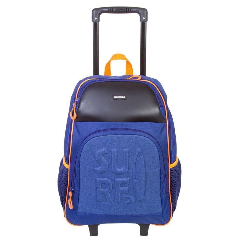Mochila De Rodinhas Grande Sestini X Surf - Colorido - Kit Mochila ...
