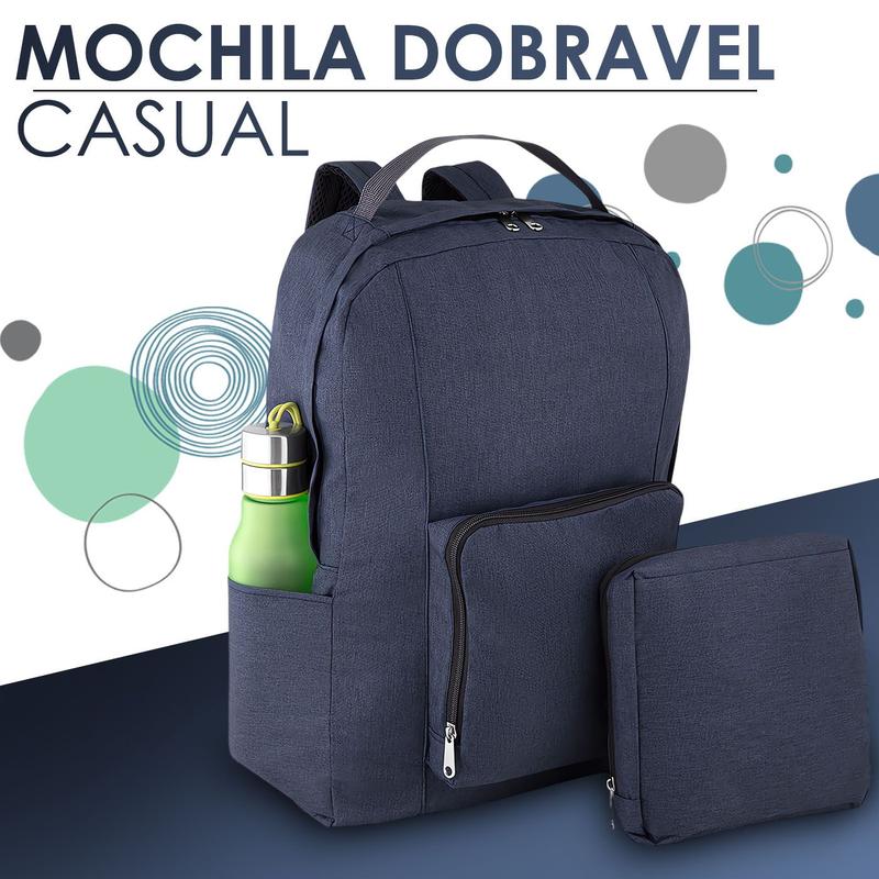Mochila Dobrável mc280 Universitária Reforçada Resistente - MUNDO STORE ...