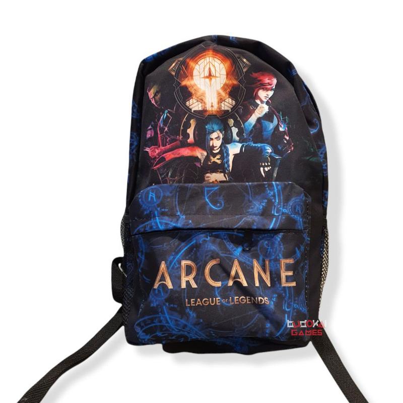 Mochila Escolar - Arcane- League of Legends - Budokai Games - Mochila ...