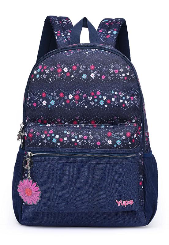Mochila Escolar Feminina Espaçosa Estampada Moderna Juvenil - YUPE ...