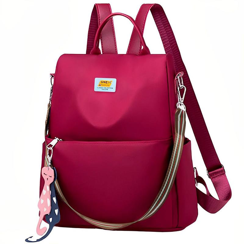 Mochila Feminina Alça Extra Transversal Vira Bolsa Ombro Lateral ...