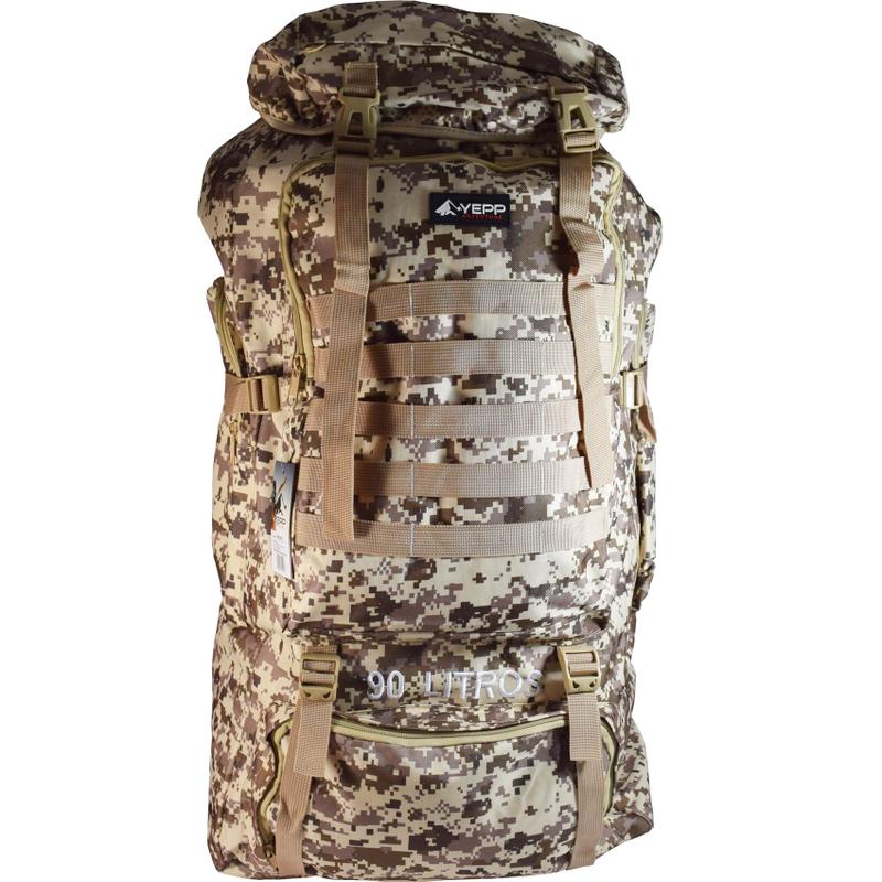 Mochila Feminina Masculina Cargueira 90l Reforçada Camuflad - Yepp ...
