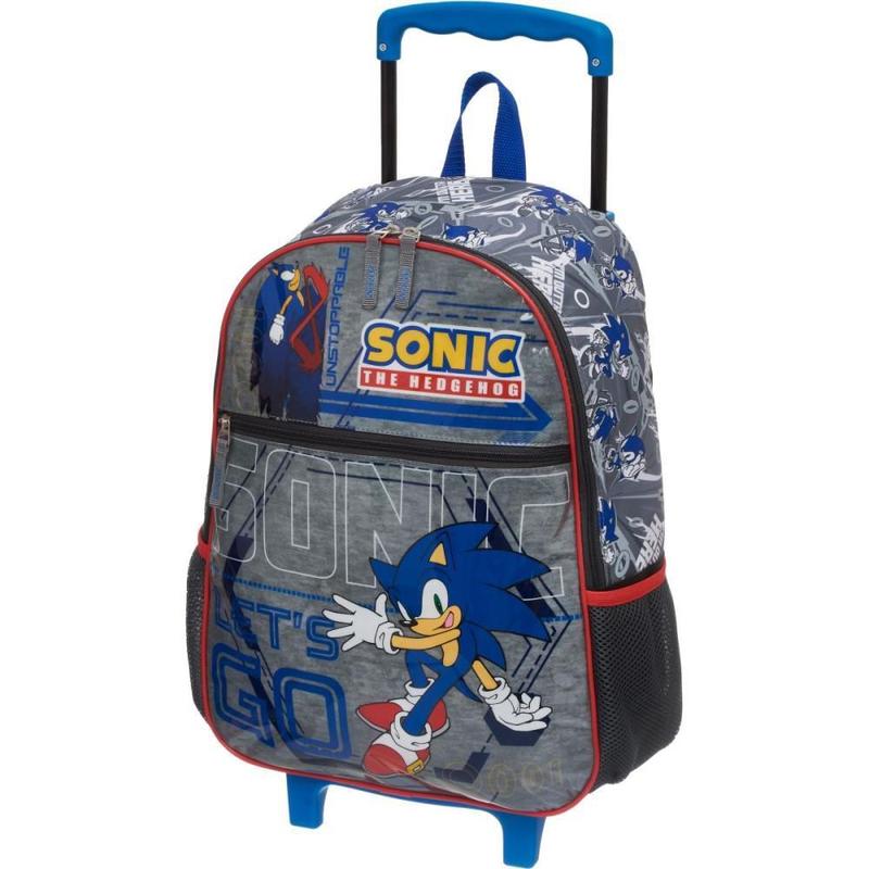 Mochila Infantil com Rodinha Sonic Unstopable - Pacific - Mochilas - Magazine Luiza