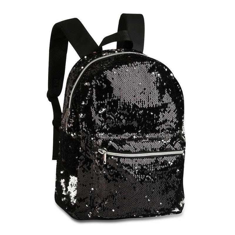 Mochila Juvenil Paetê Muda Cor Mágica CG2027 Preta - Clio - Mochilas e ...