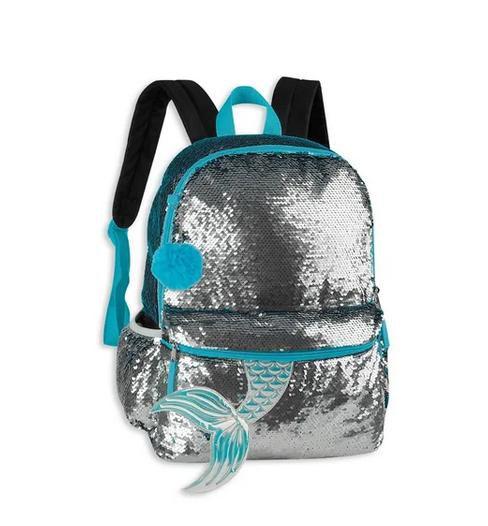 Mochila Paetê Lantejoula Sereia Muda De Cor 2 Em 1 - Mochilas ...