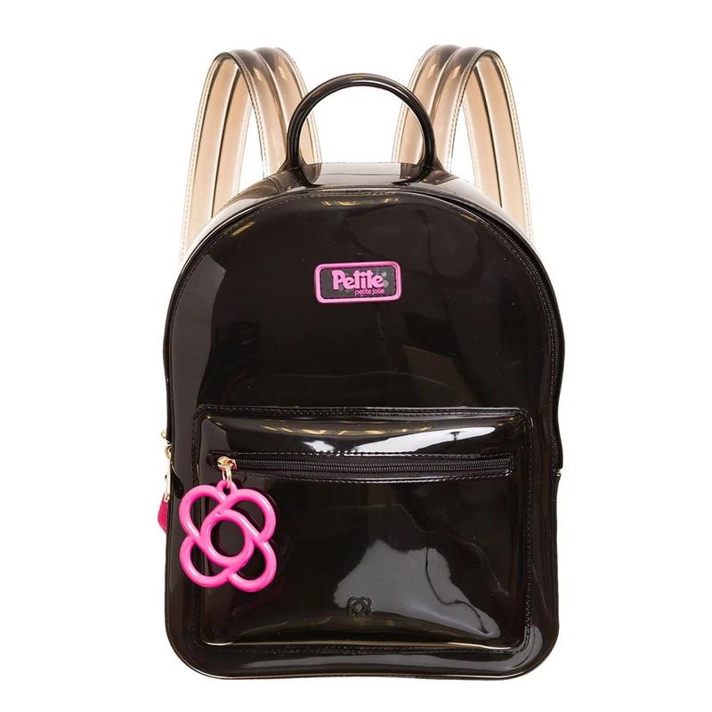Mochila Petite Jolie Lizzy Media Alças Translúcidas - Mochilas ...