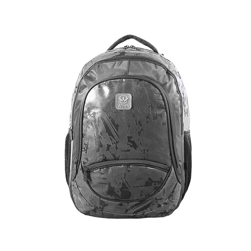 Mochila premium abstrata/ mesclada winth cinza - WINCY - Mochilas ...