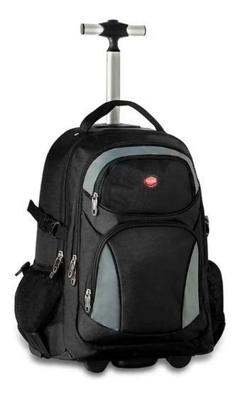 Mochila Reforçada Executiva de Rodinha - Com Divisória para Notebook da ...