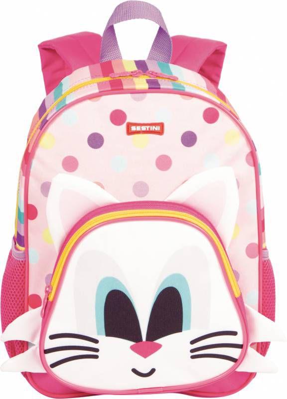 Mochila Sestini Cat 2 Color 65995-00 - Mochila Infantil - Magazine Luiza