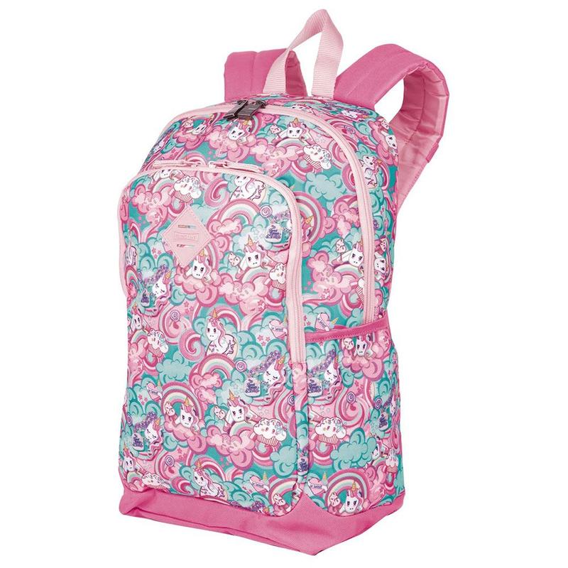 Mochila Sestini Faculdade Juvenil Escolar Anti furto Bolsos - Mochila ...