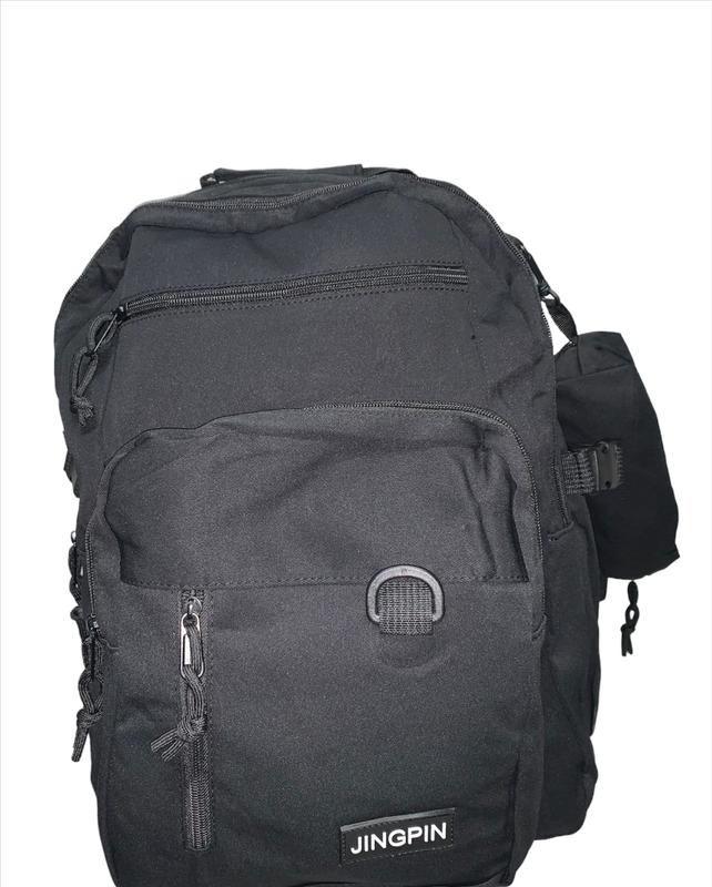 Mochila tecido com estojo Jingpin - Preta - Mochilas - Magazine Luiza