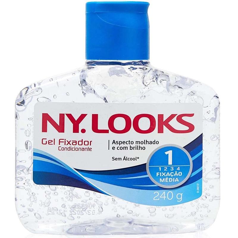 Modelador Gel Fixador Ny Looks Fator 1 240G - Gel de Cabelo - Magazine ...