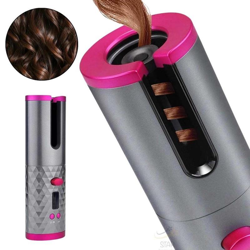 Modelador Ondulador De Cachos Automatico Sem Fio Portatil - Casa Chick ...