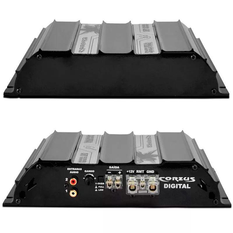 Módulo Amplificador Corzus HT600 RCA 600W RMS Mono Digital 1 Canal ...