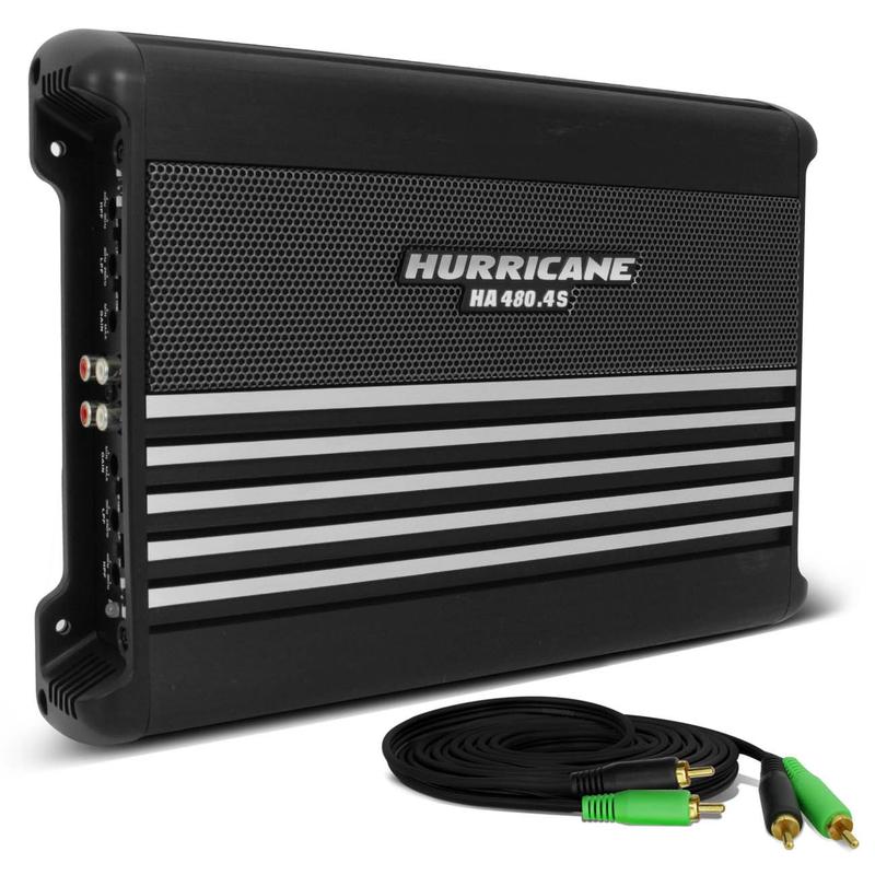 Módulo Amplificador Hurricane HA 480.4S 1920W RMS 4 Canais 2 Ohms ...