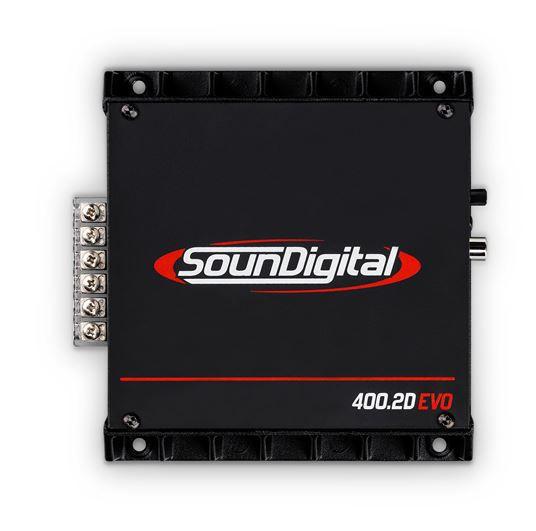 Módulo Amplificador Soundigital SD400.2D Evo 400W Rms 2 Ohms 2 Canais ...