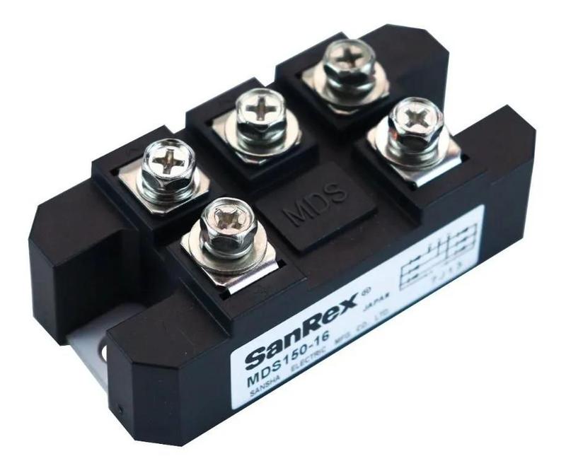 Módulo Diodo Ponte Retificador Trifásico 150a 1600v Alta potência - SanRex Retificadores ...