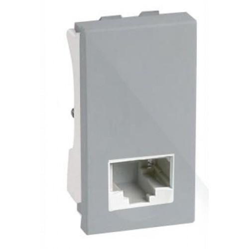 Modulo Entrada Rj45 Cat5E Rede Internet Brg11901-6Pr - Blux Recta Prata ...