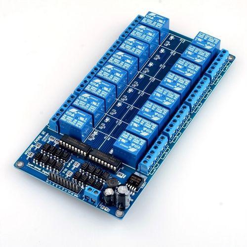 Módulo Relé 16 Canais 5v Com Optoacoplador Para Arduino - Robomix ...