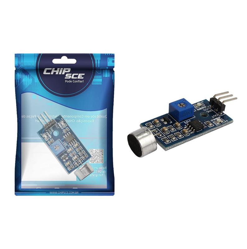 Módulo Sensor Detector De Som E Palmas - Robótica Automação - CHIPSCE ...