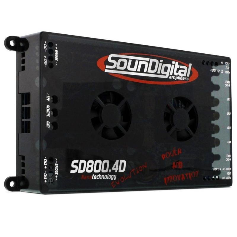 Modulo soundigital 800wrms 4 canais - sd 800.4 - Módulo Amplificador ...