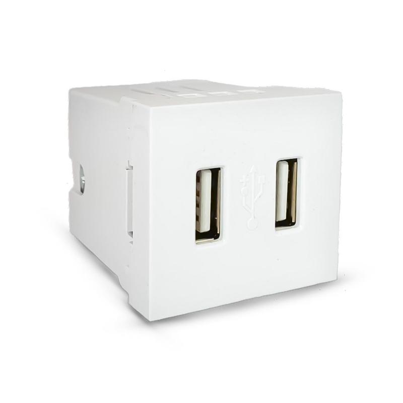 Modulo Tomada Com Usb Tomada Usb Parede Jwcom - Módulo de Tomada ...