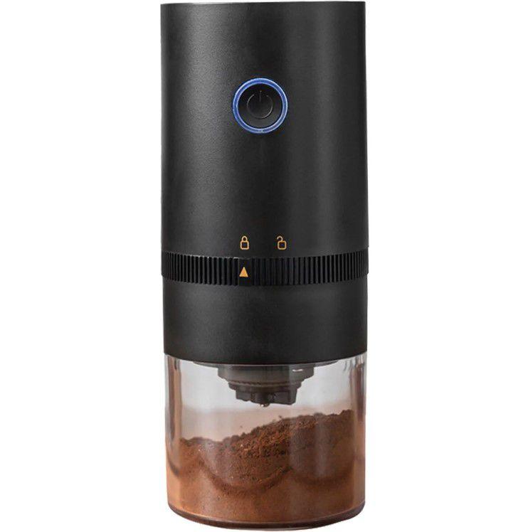 Moedor De Café Elétrico Potente Portátil Recarregável Com Cabo USB - Ax ...