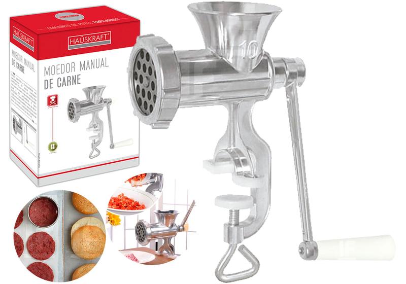 Moedor De Carne Manual Tamanho Boca 10 Maqc-001 Hauskraft - Portáteis ...