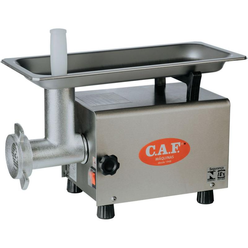 Moedor / Picador de carne 8, bivolt, inox 1/3CV - CAF - Moedor de Carne ...