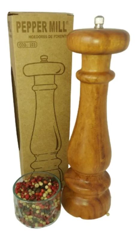 Moedor Pimenta Grande Italiano Pepper Mill Profissional 25cm - Moedores ...