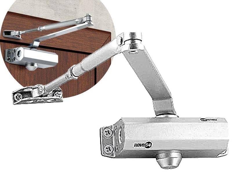 Mola Aérea Para Porta Fechamento Automático Potencia Nove 54 Prata ...