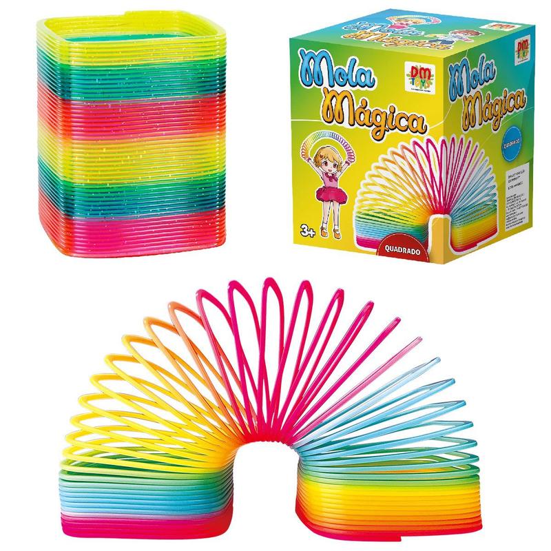 Mola Mágica Colorida Quadrada Com E Sem Gliter - DM Toys - Brinquedos ...