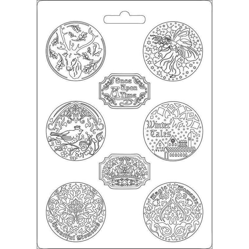 Molde de Plástico - Soft Mould A4 Fairy, Winter Tales - stamperia ...