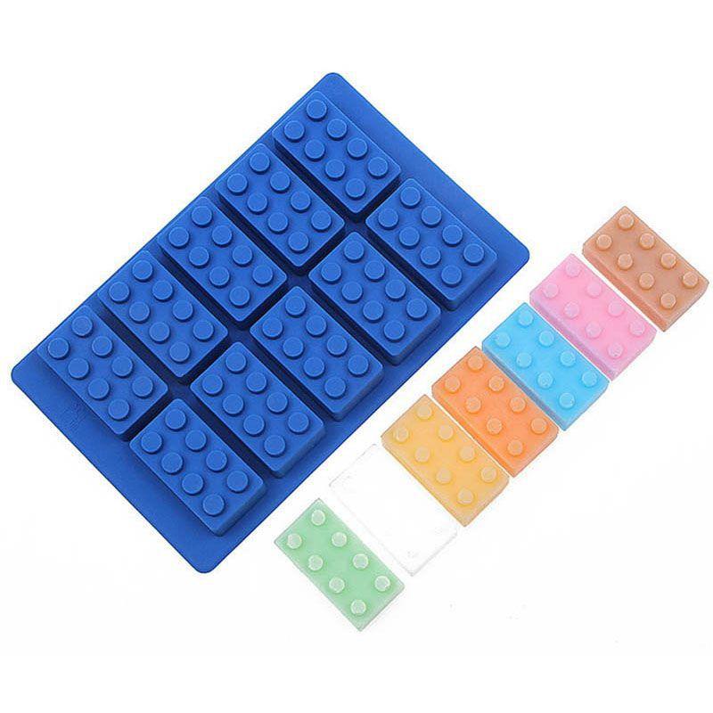 Molde Forma De Silicone Blocos Lego Chocolate Biscuit Resina - BrSeller ...