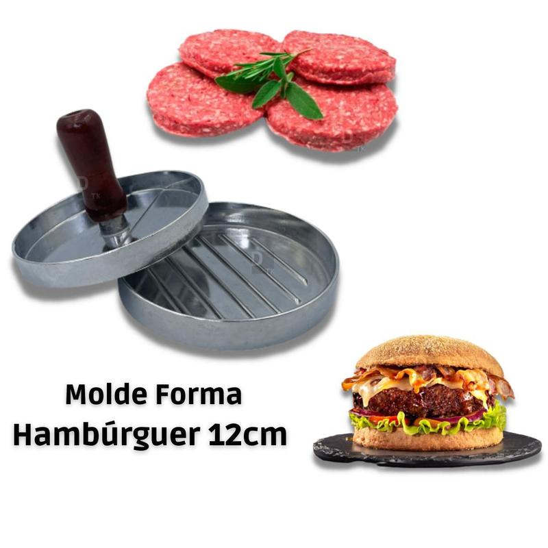 Molde Forma Para Fazer Hambúrguer Caseiro Artesanal 12 Cm - Wincy ...