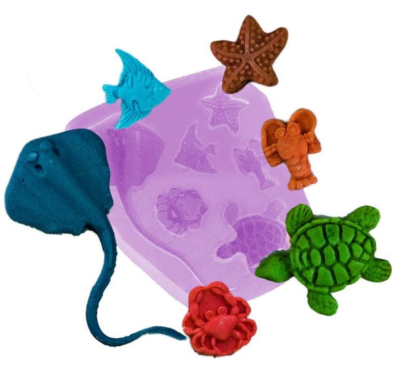 Molde Fundo do Mar - GMEZN1246 - Prime Chef - Molde e Marcador para ...