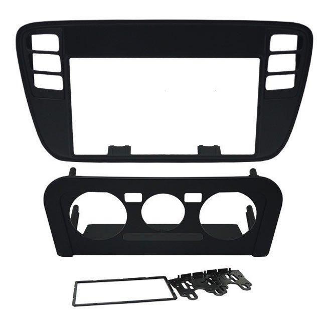 Moldura de Rádio VW Up 14 15 16 17 18 19 Preta 2 din Console modelo ...
