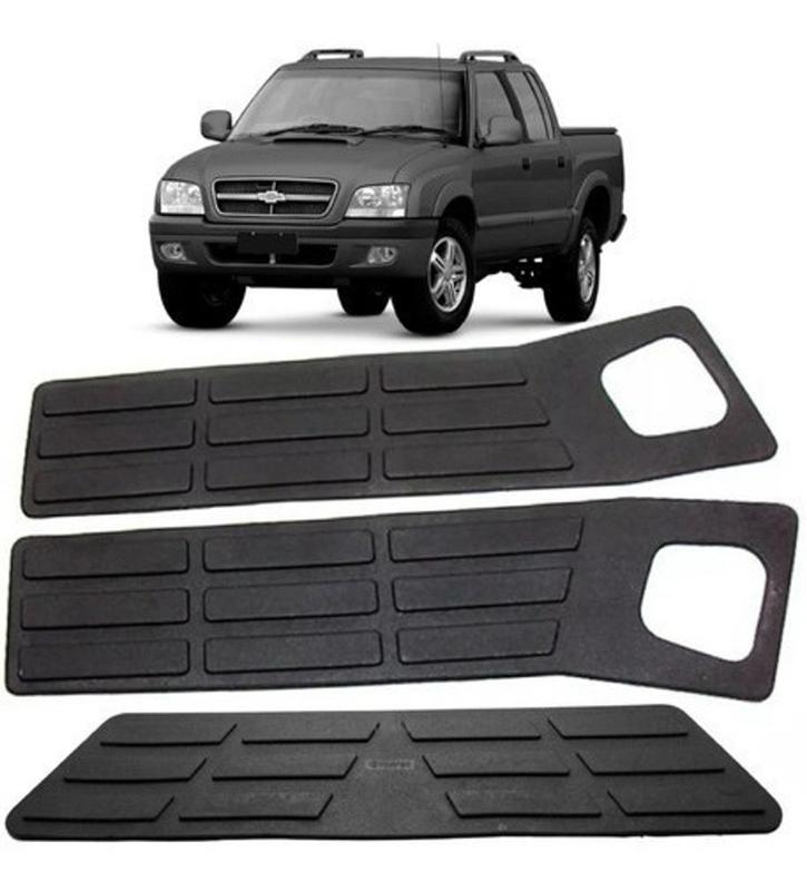 Moldura Parachoque Traseiro (pisante) S10 Kit 3 Peças 1995 a 2000 ...