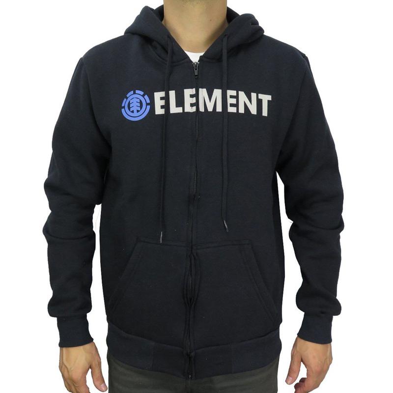 Moletom Canguru Element Blazin Zip Preto - Agasalho e Moletom Esportivo ...