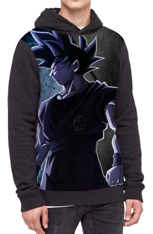 Moletom Com Capuz Goku Dragon Ball Ref:778 - smoke - Moletom / Blusão ...