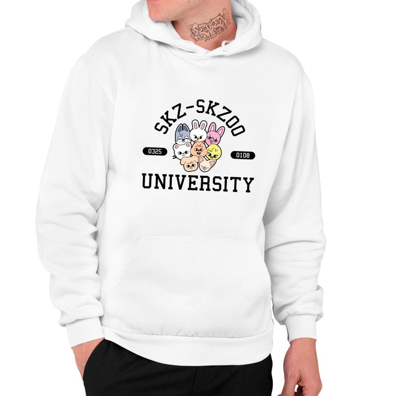Moletom Com Capuz Kpop Stray Kids SKZ SKZOO University - Seven Group ...