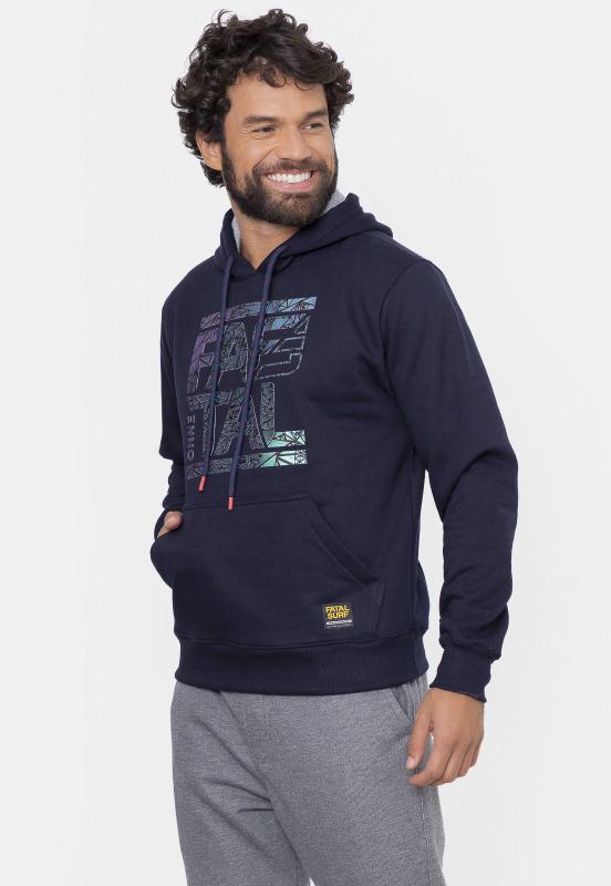 Moletom Fatal Fechado Wavy Azul Marinho - Agasalho e Moletom Esportivo - Magazine Luiza