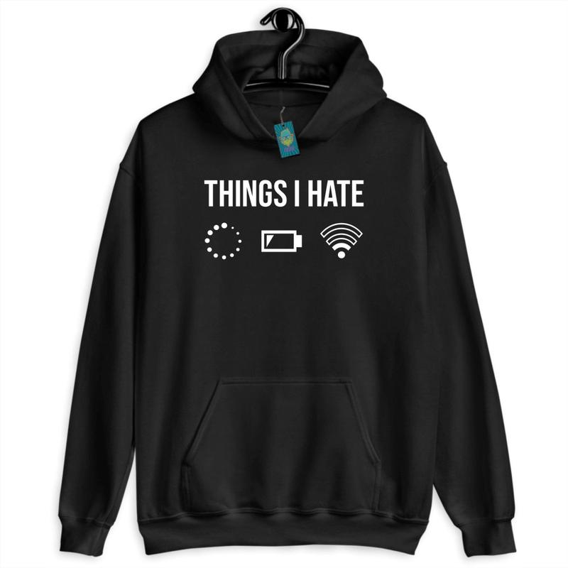 Moletom Gamer Geek Nerd Engraçada Things I Hate Blusa De Frio - DKING ...