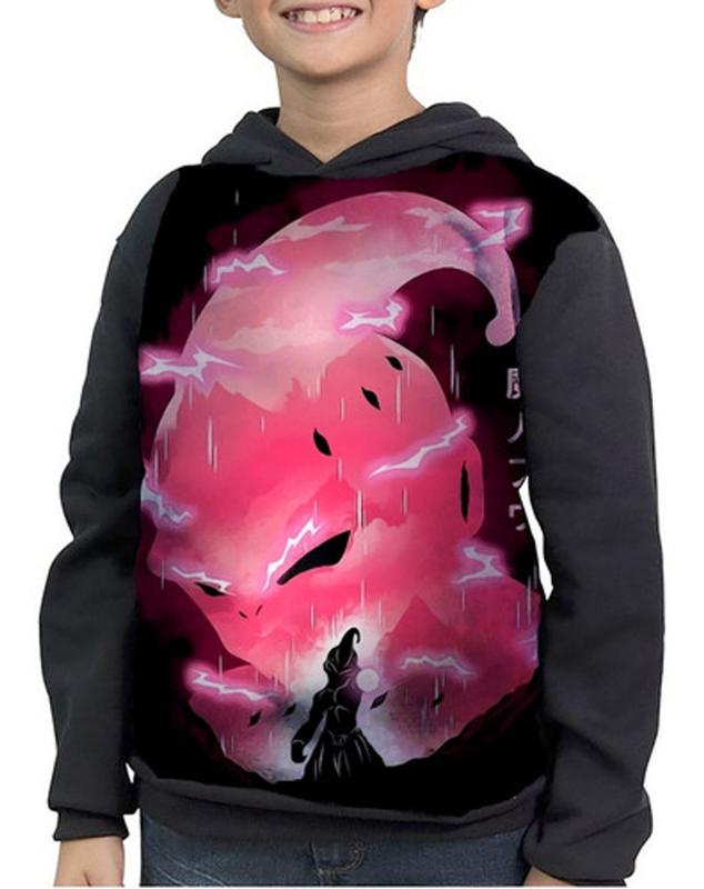 Moletom Infantil Majin Boo Kid Buu Dragon Ball - smoke - Moletom ...