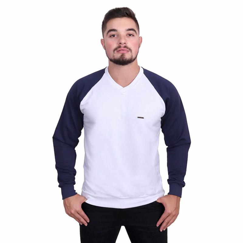 Moletom Masculino Sem Capuz Suéter Inverno Adulto - MTC - Moletom e ...