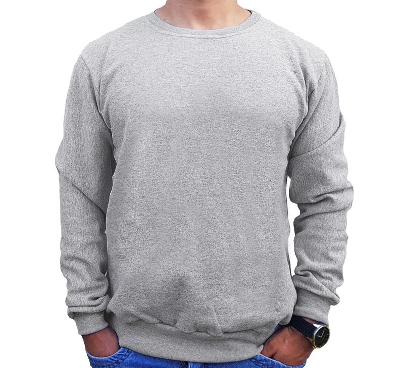 Moletom sem capuz masculino liso - Lovva - Moletom e Blusão Masculino ...