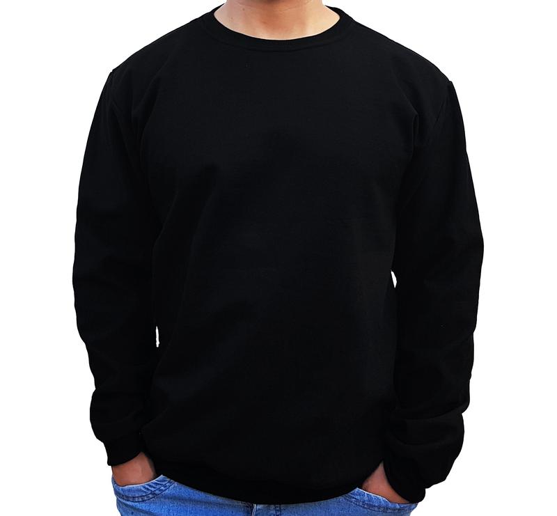 Moletom sem capuz masculino liso - Lovva - Moletom e Blusão Masculino ...